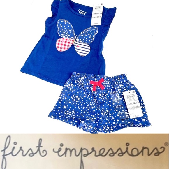 First Impressions | Matching Sets | First Impressions Girls Shorts Set ...